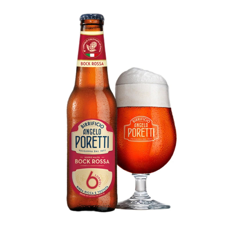 Pivo Angelo Poretti - 6 Luppoli Bock Rossa - 330 ml – MojaPizza